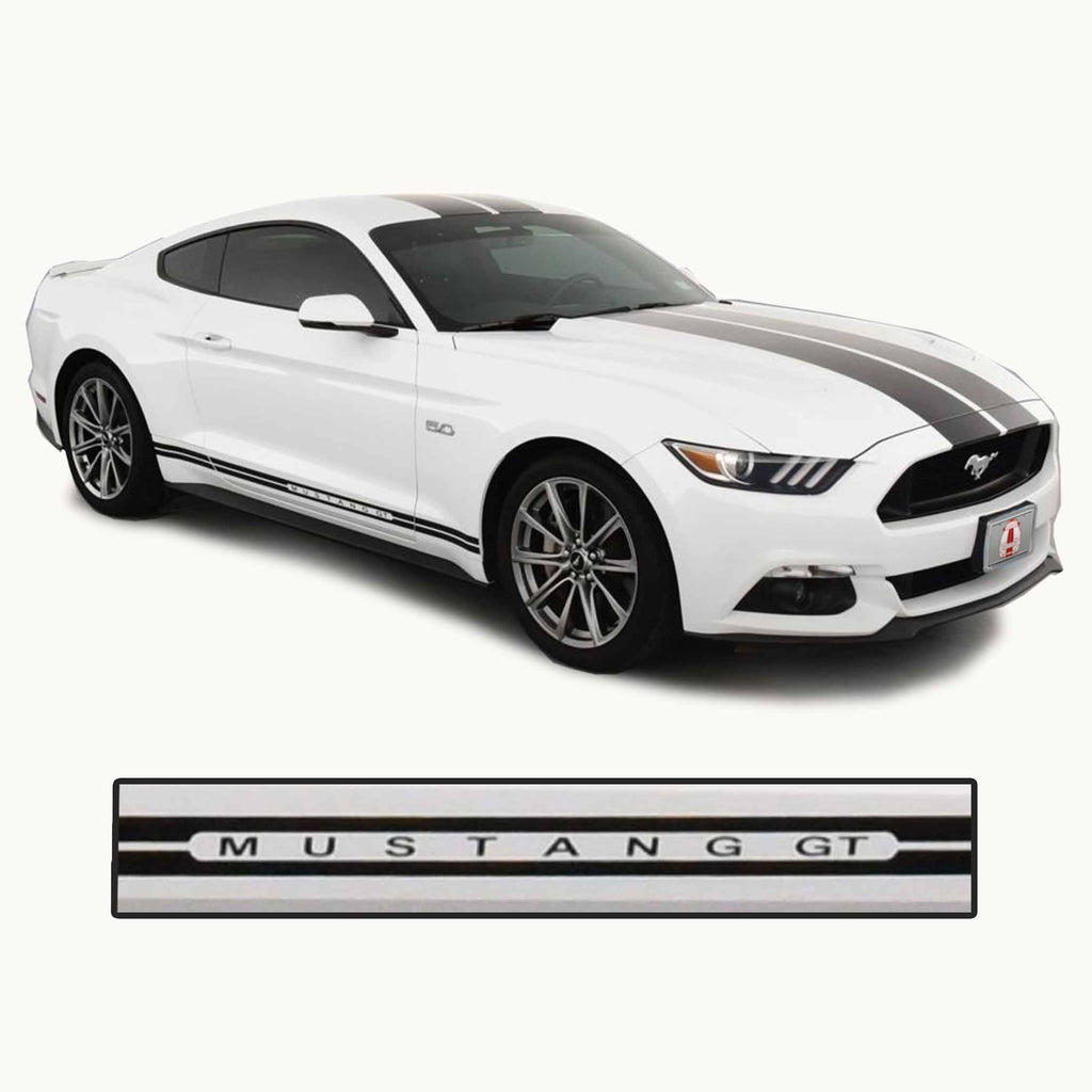 2015-2023 Ford Mustang Lower Rocker Side Stripes – My Mustang Stripes
